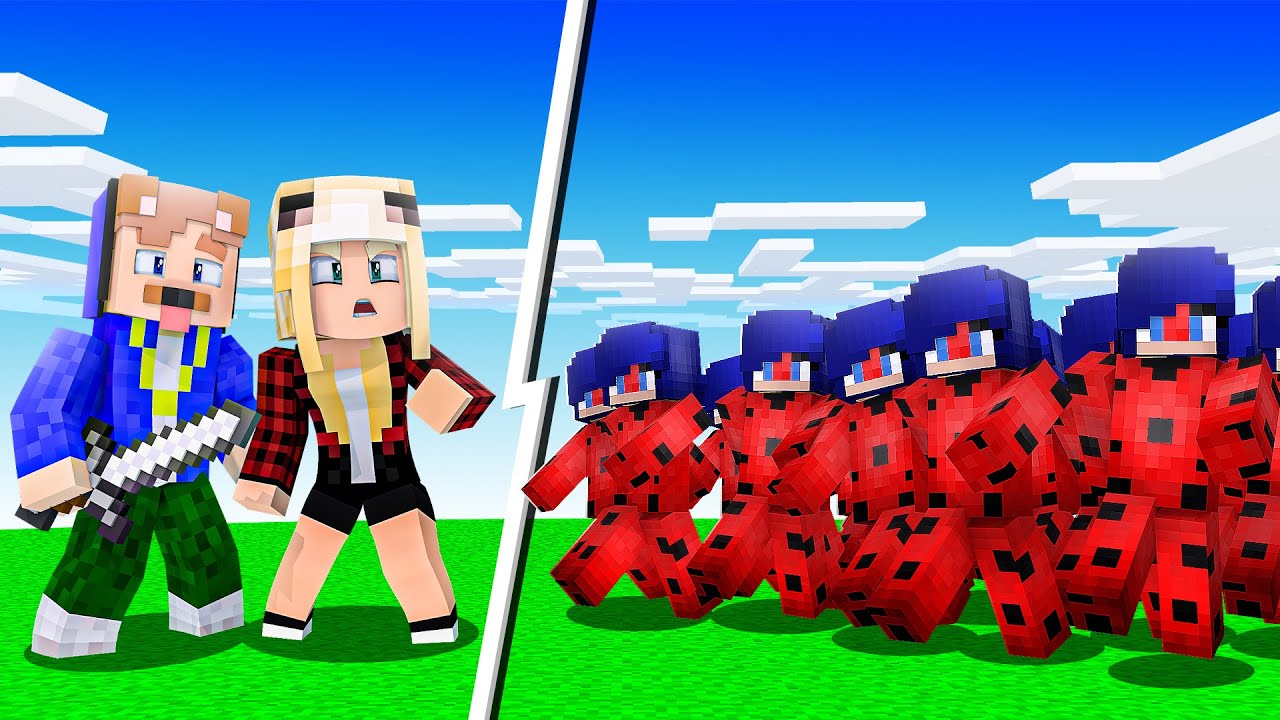 EPIC UND KATHA VS. LADYBUG ARMEE! RETTUNG VON CAT-NOIR! - YouTube