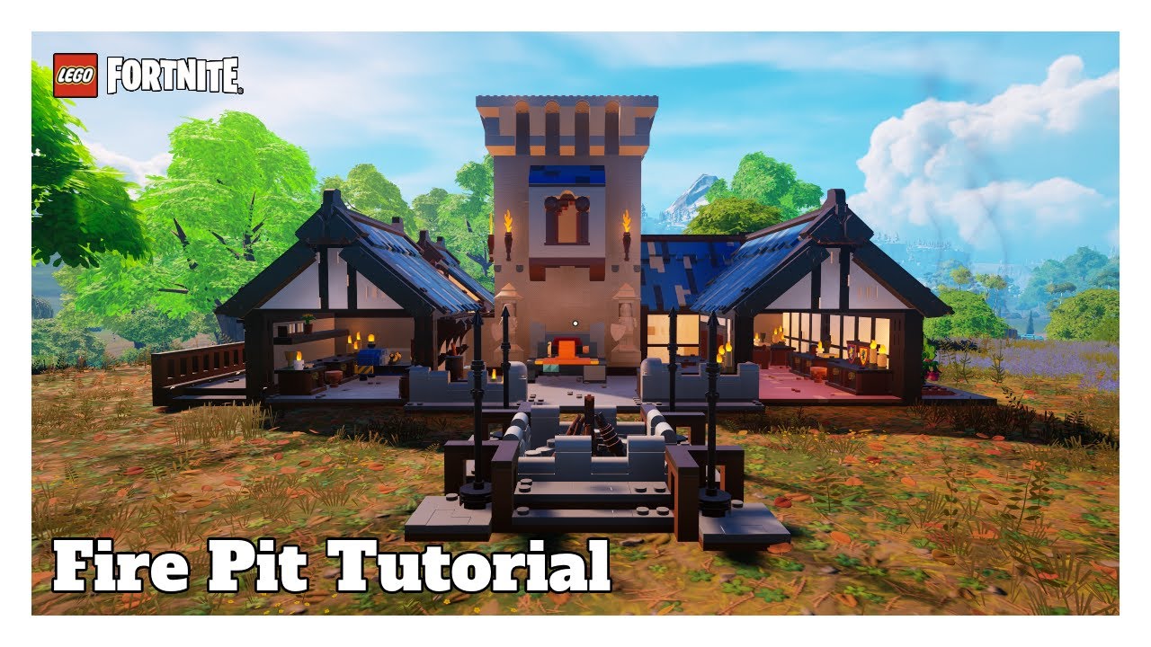 LEGO Fortnite: Lion Knights Fire Pit - YouTube