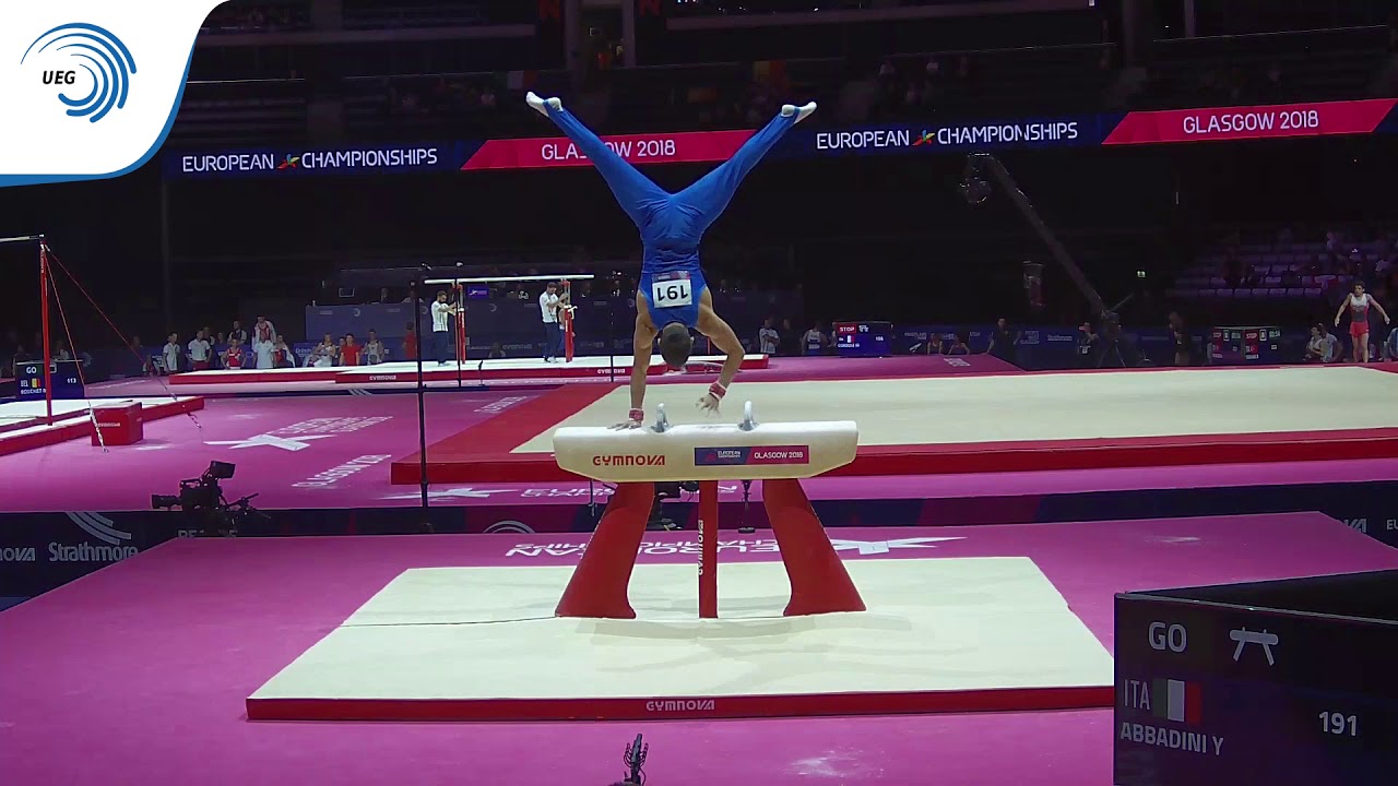 Yumin ABBADINI (ITA) - 2018 Artistic Gymnastics Europeans, junior ...