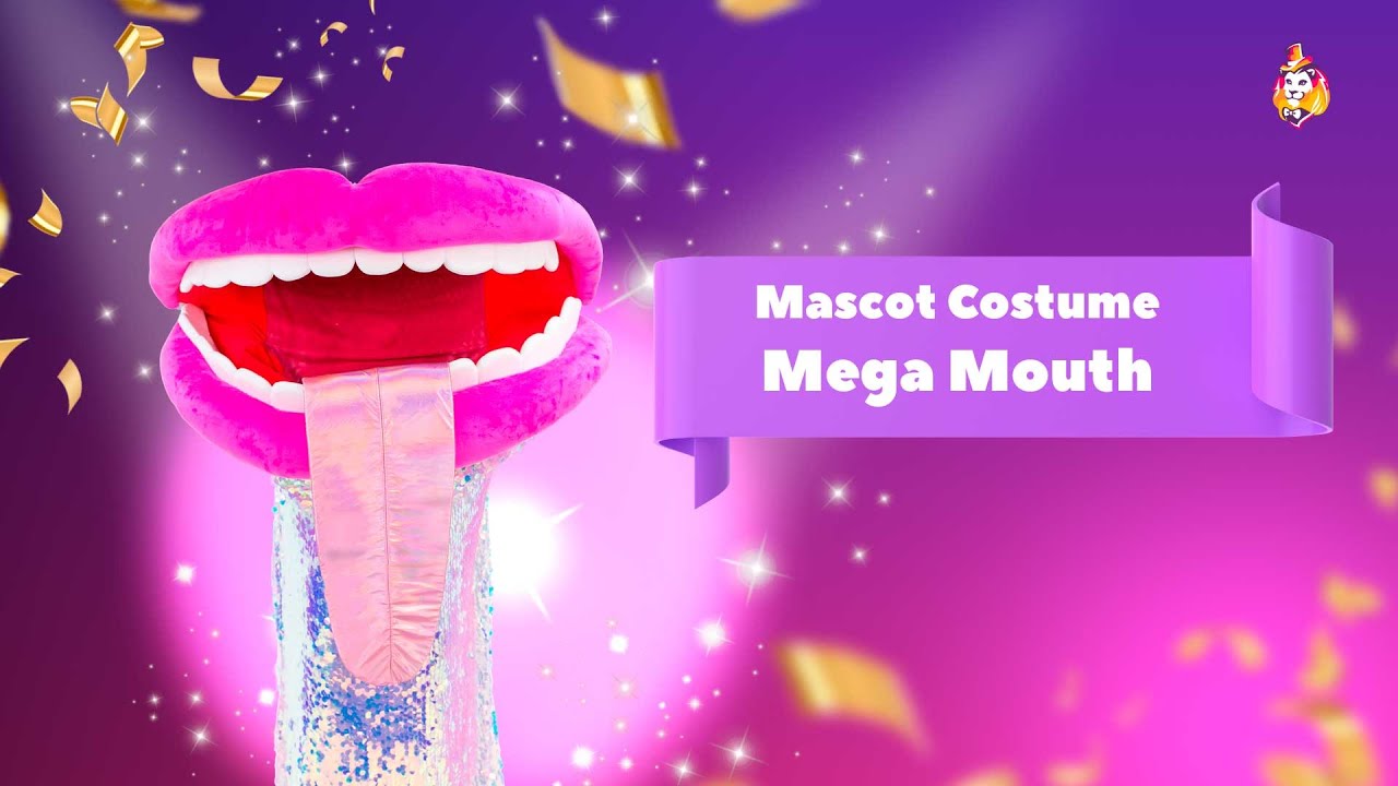 Mega Mouth Mascot Costume - YouTube