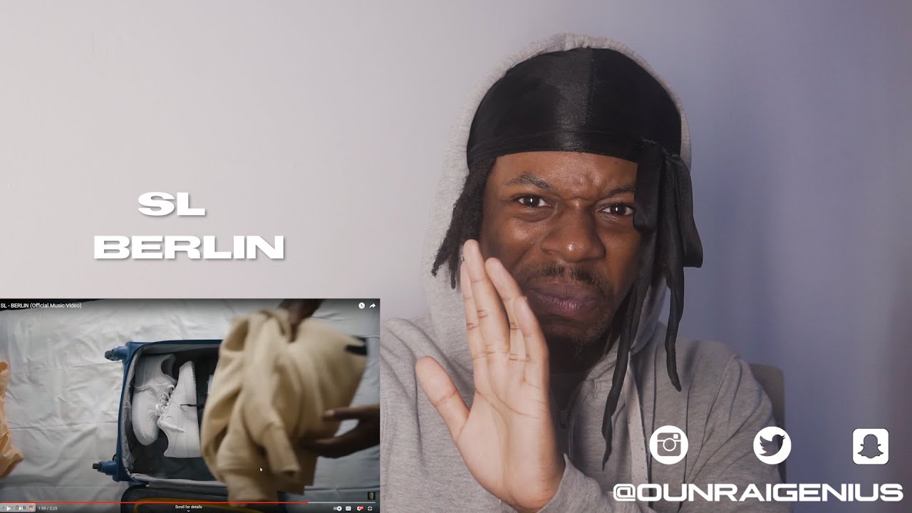 SL - BERLIN (Official Music Video) | Genius Reaction - YouTube