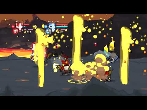 Castle Crashers lava reino - YouTube