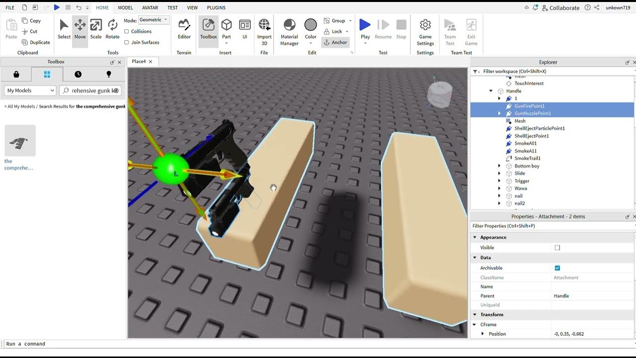 How to make a Frist Person Viewmodel in roblox studio - YouTube