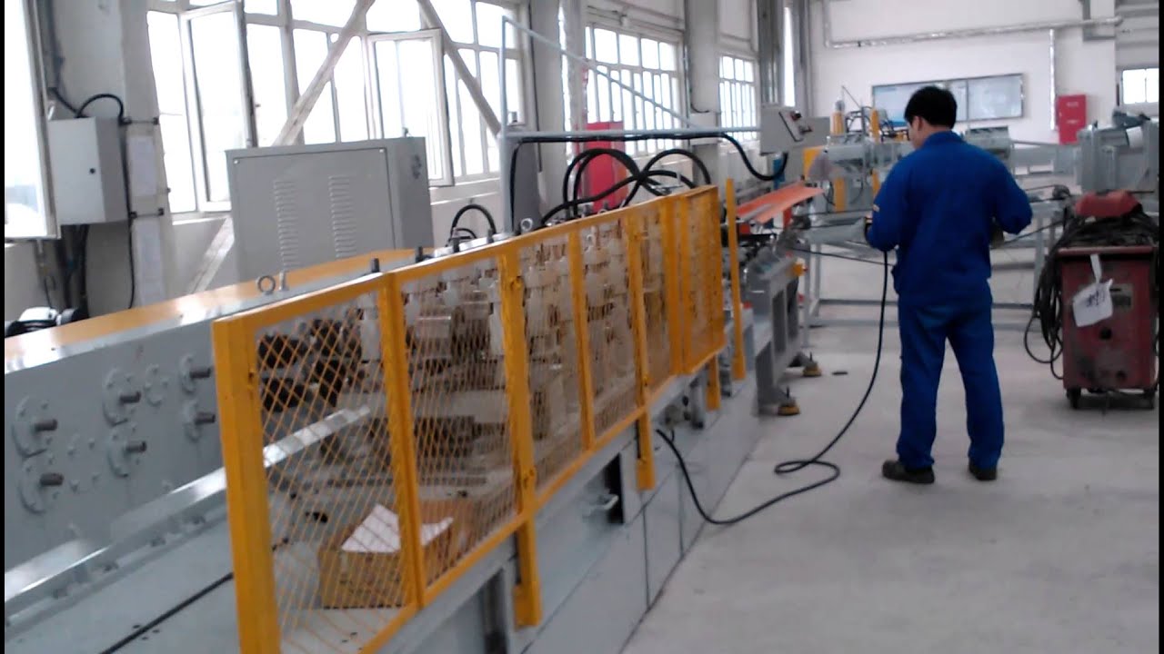 100m/min, high speed stud machine - YouTube