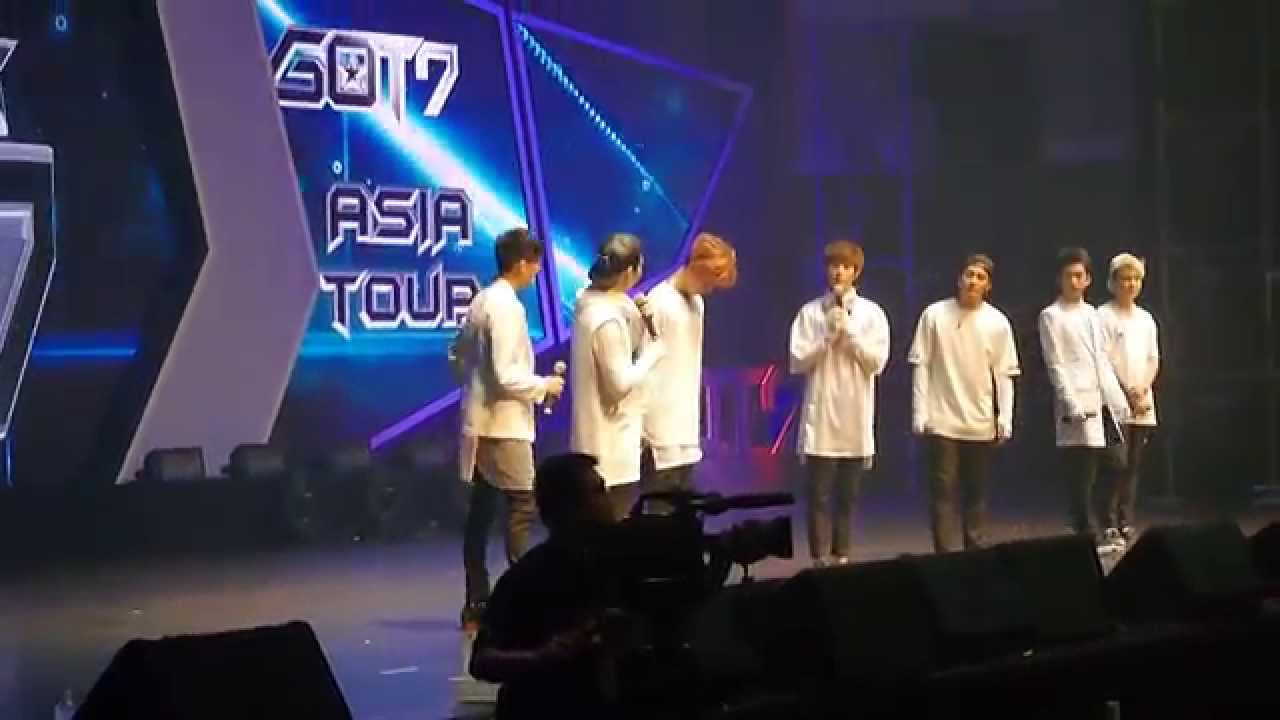 20150120 GOT7 ASIA TOUR SHOWCASE IN TAIWAN - LAST TALK - YouTube