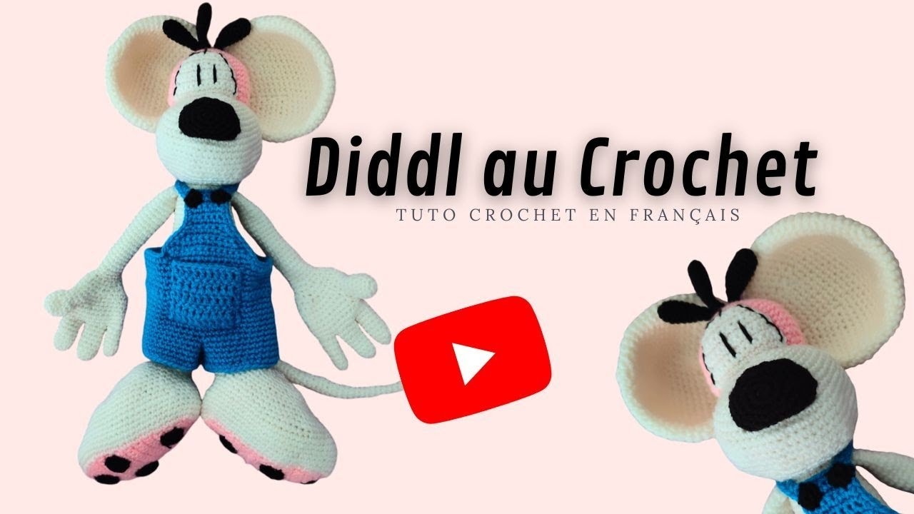 Diddl au Crochet - Amigurumi Doll - Souris - Tuto Crochet en Français ...