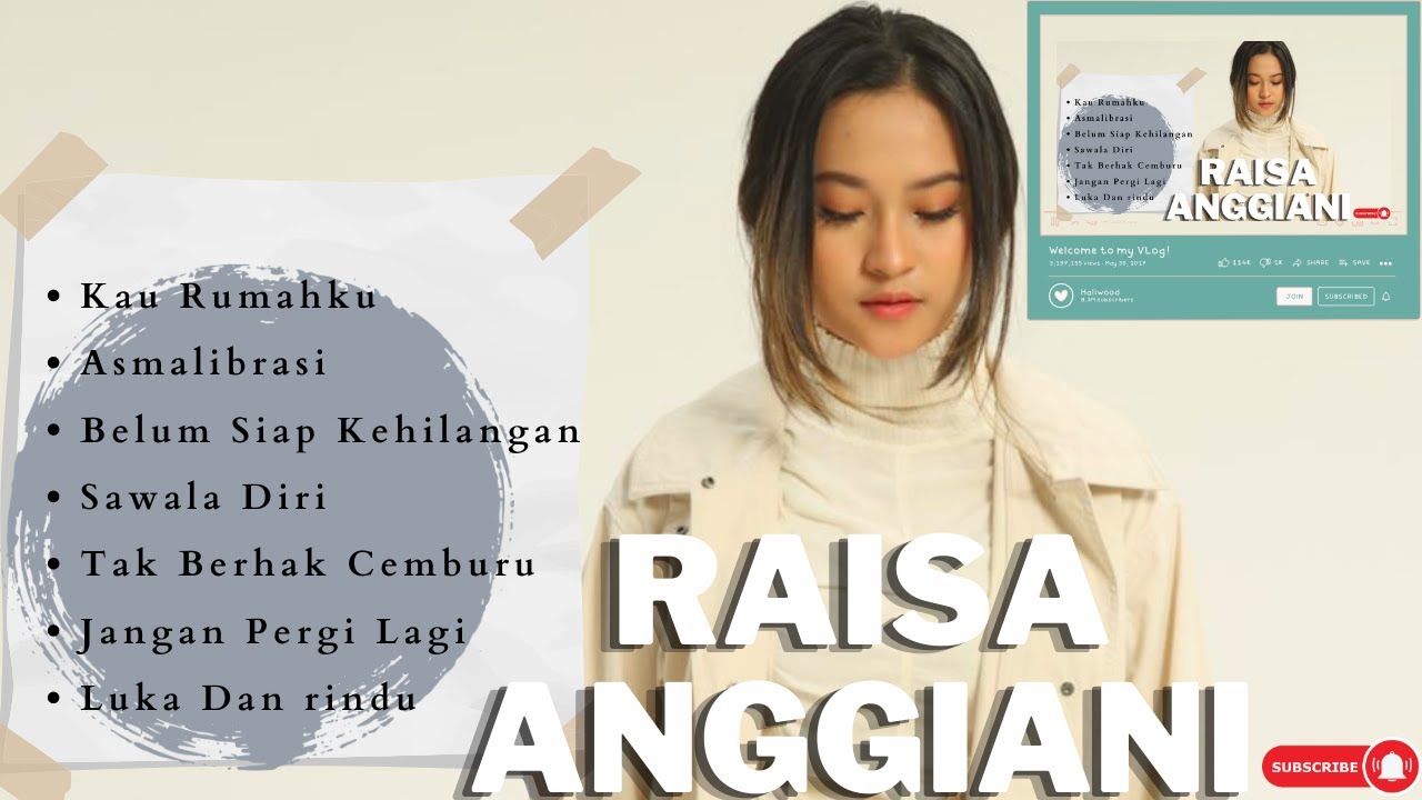 || Raisa Anggiani " Kau Rumahku " Full Album 2023 || Lagu Viral 2023 ...