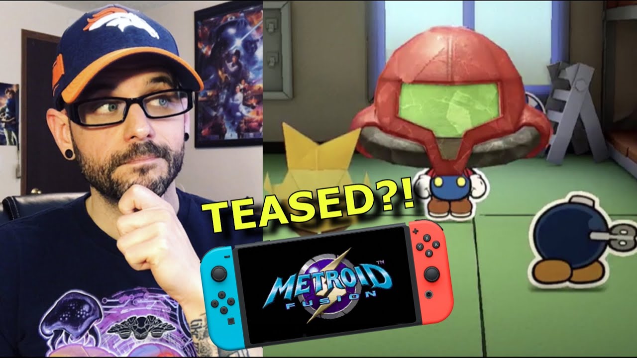 Let's talk about that Metroid Paper Mario tease a little bit more ...