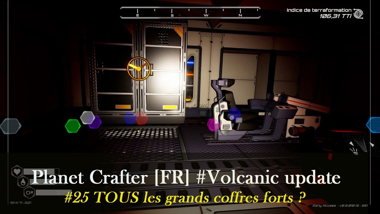 Planet Crafter VOLCANIC! [Fr] #25 TOUS LES GRANDS COFFRES FORTS ? - YouTube