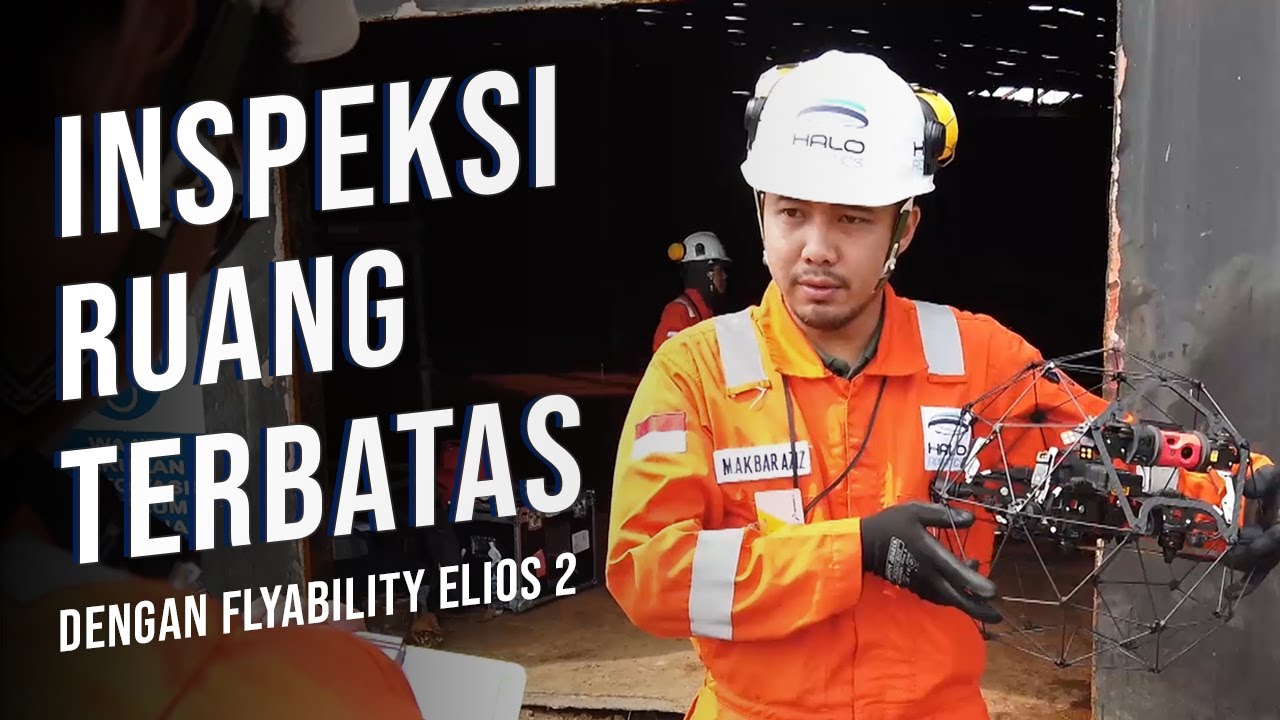 Flyability Elios 2 - Drone Inspeksi Indoor Dalam Ruang Terbatas - YouTube