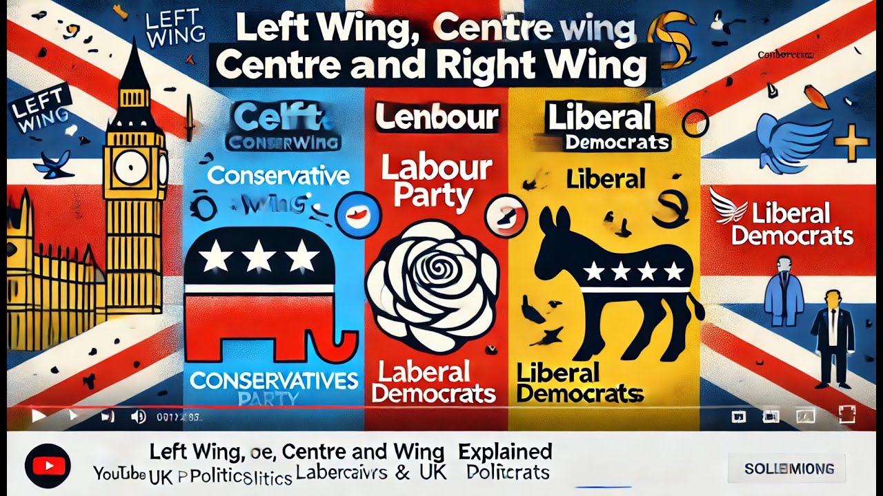 Left Wing, Centre and Right Wing Explained | Conservatives, Labour ...