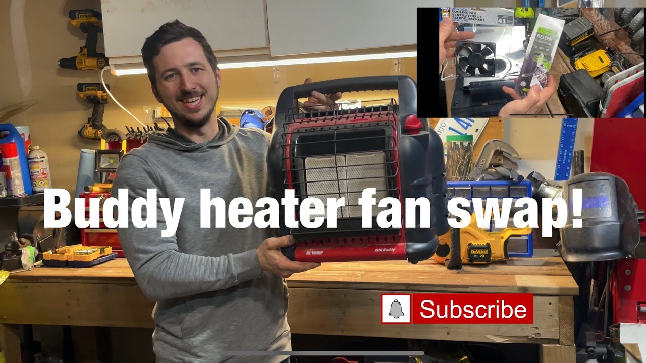 How to Swap your buddy heater fan. It runs on 12v! Almost gave up ...