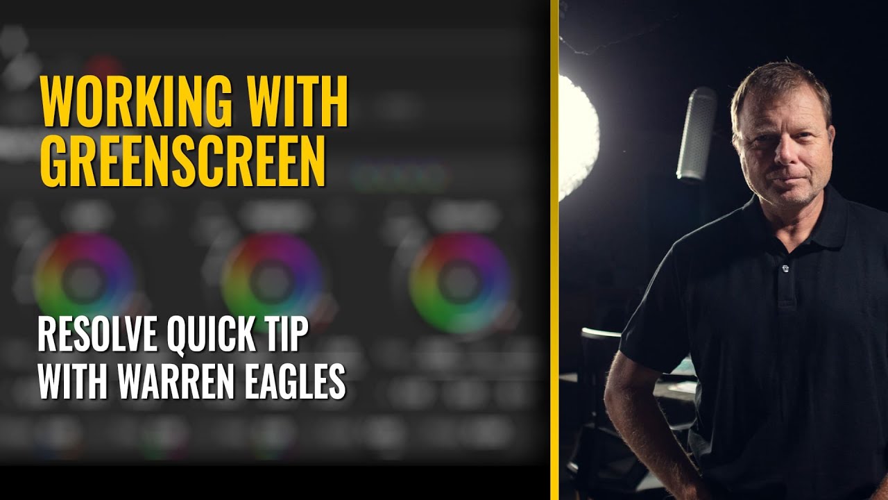 Working with Greenscreen - Resolve Quick Tip - YouTube