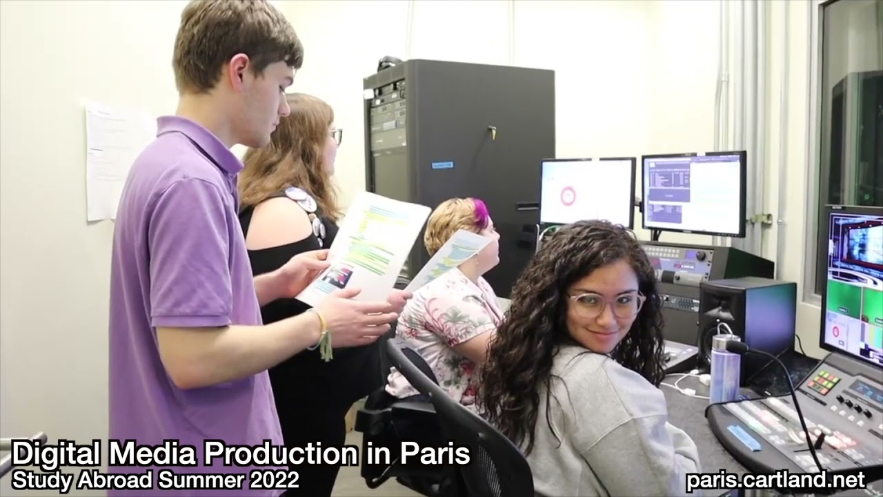 Digital Media Production in Paris Class Trailer - YouTube