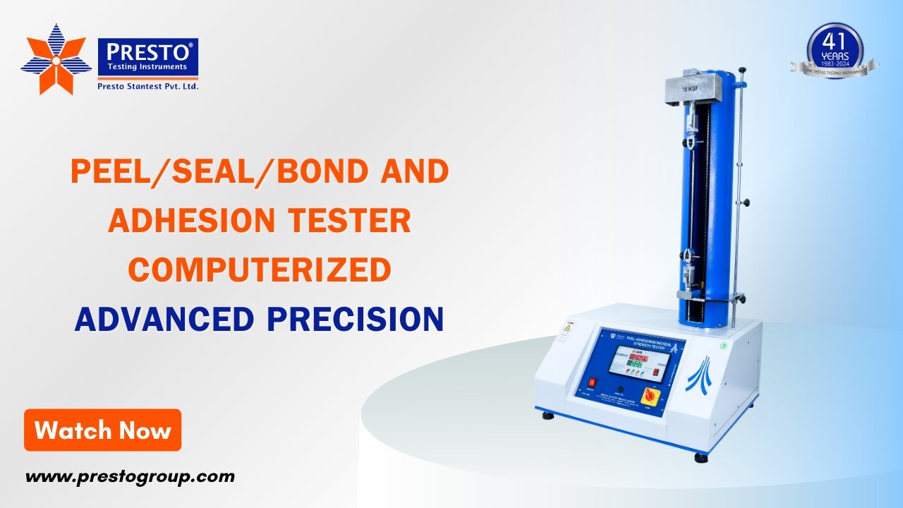 Peel/Seal/Bond and Adhesion Tester Computerized | Advanced Precision ...