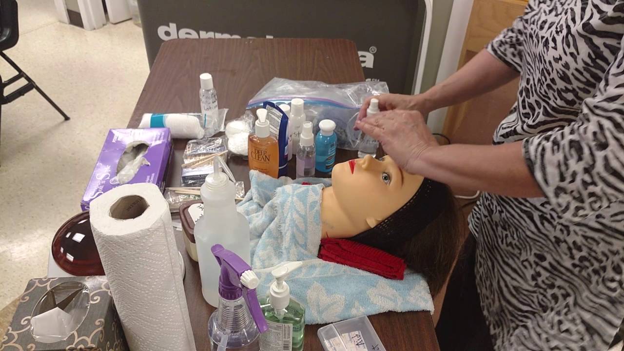 SC state board facial and wax part 2 - YouTube