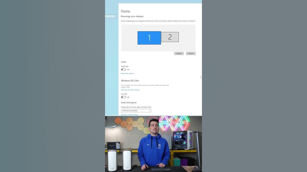 Windows 10: Easy Monitor Resolution Change! #shorts - YouTube