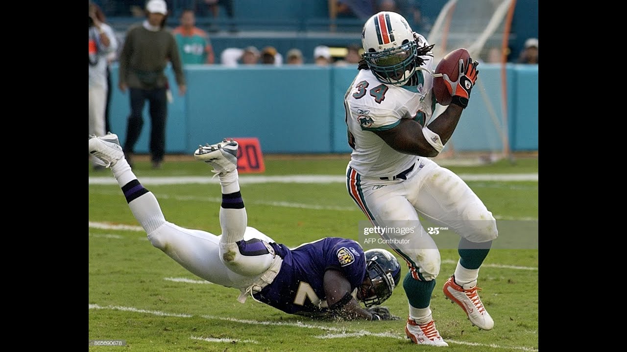 Baltimore Ravens at Miami Dolphins November 17, 2002 2nd half - YouTube