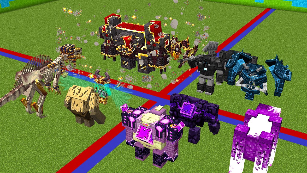 All Bosses Battle [Minecraft Mob Battle] - YouTube