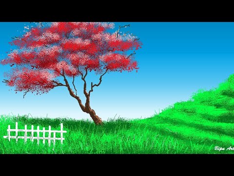 How to Draw - in computer| microsoft paint tutorial | ms paint ...