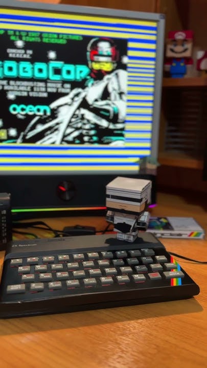 RoboCop (Робокоп) из бумаги фигурка на zx spectrum - YouTube