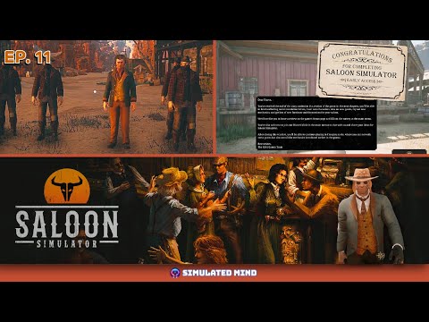 Cheers, Chaos, and a Showdown Ahead! 🍻 | Saloon Simulator Ep. 11 ...