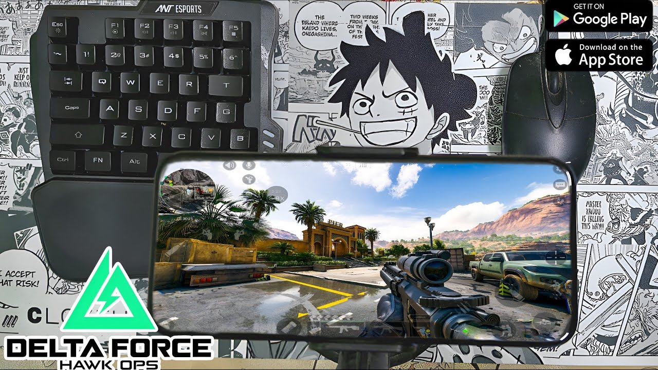 How to download & Play Delta force mobile keyboard & mouse - YouTube