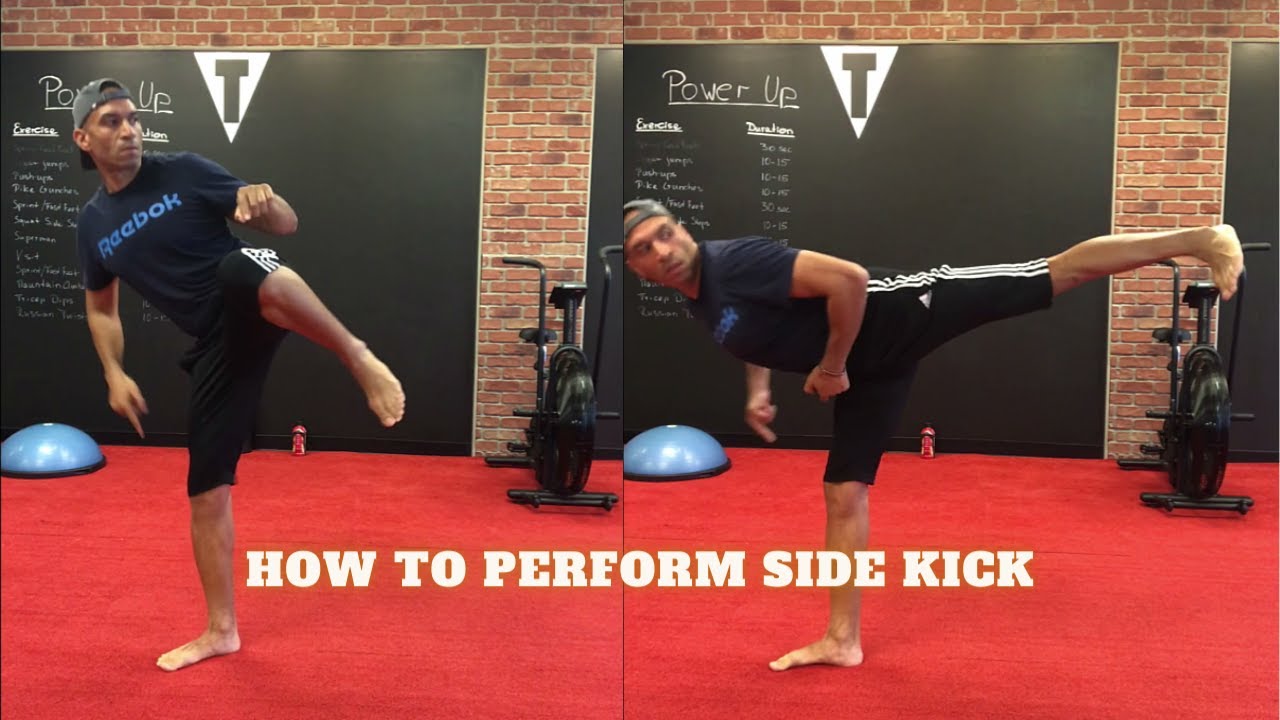 How to Perform Side Kick! #Fitness #MMA #TKD #Kickboxing #howto #fypシ ...