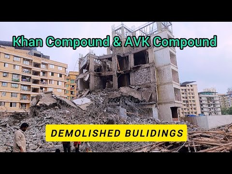 Illegal buildings were dismantled in AVK Compound & Khan Compound in ...
