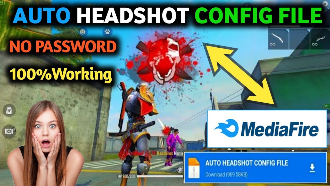🔥 Auto headshot config file free fire amibot + amilock | Headshot config file free fire max ...
