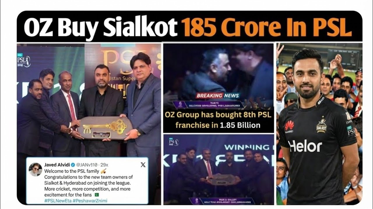 Breaking News: PSL New Team Owner Revealed | Biggest Deal in PSL ...