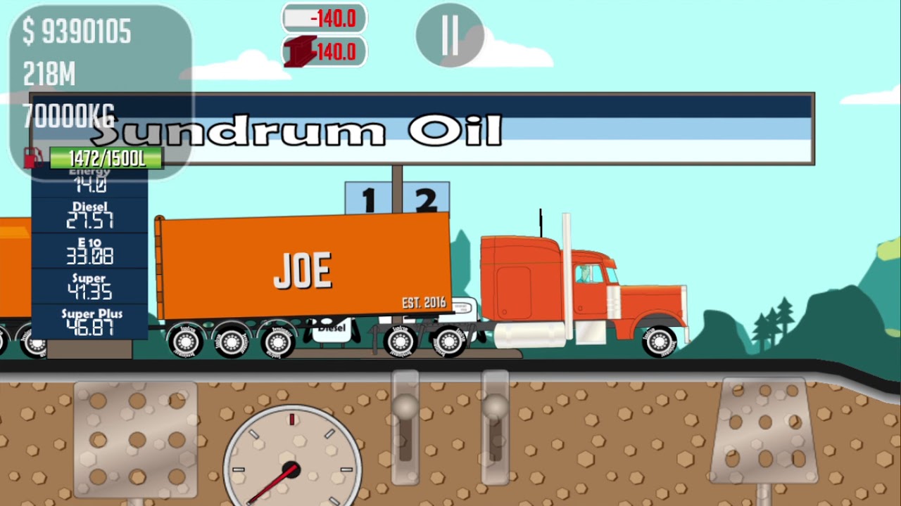 GAME TRUCKER JOE TRANSPORTING STEEL TO A CABLE PLANT CONSTRUCTION SITE ...