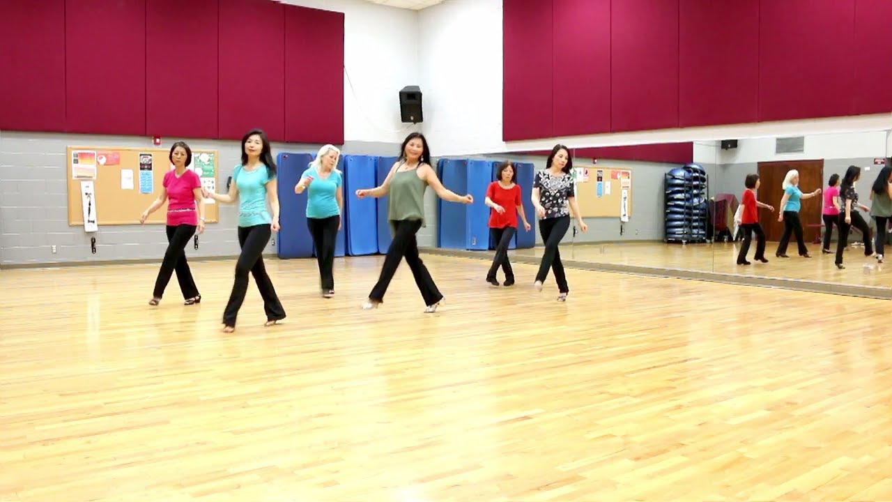 In My Blood - Line Dance (Dance & Teach in English & 中文) - YouTube
