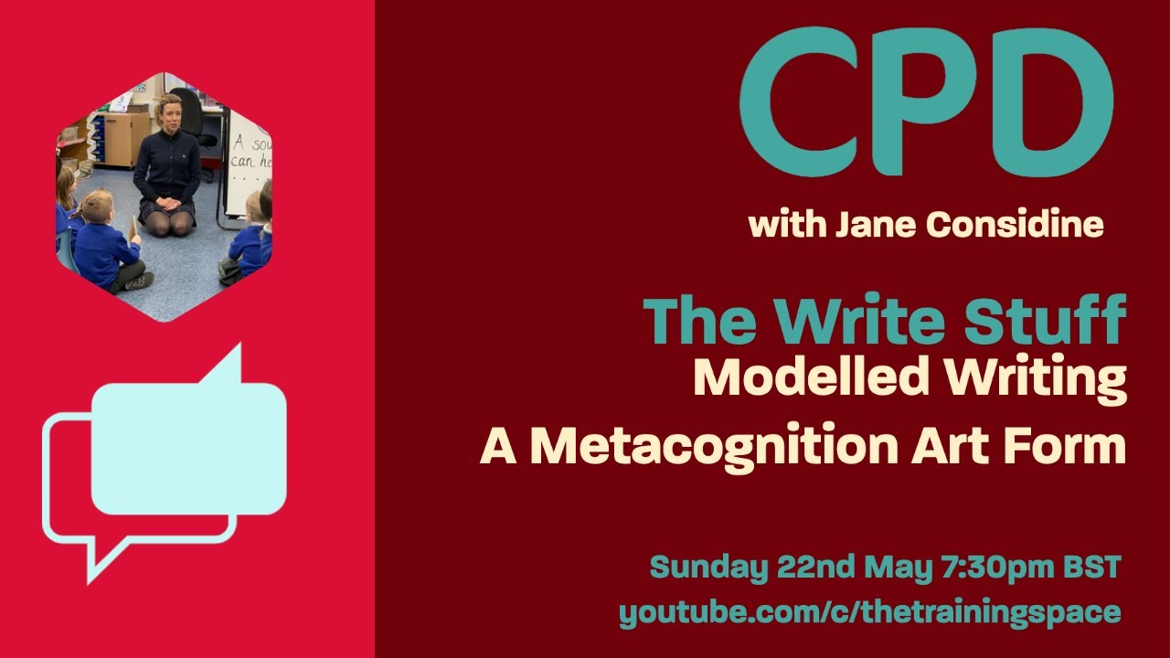 The Sunday Sessions with Jane Considine - Modelled Writing - YouTube