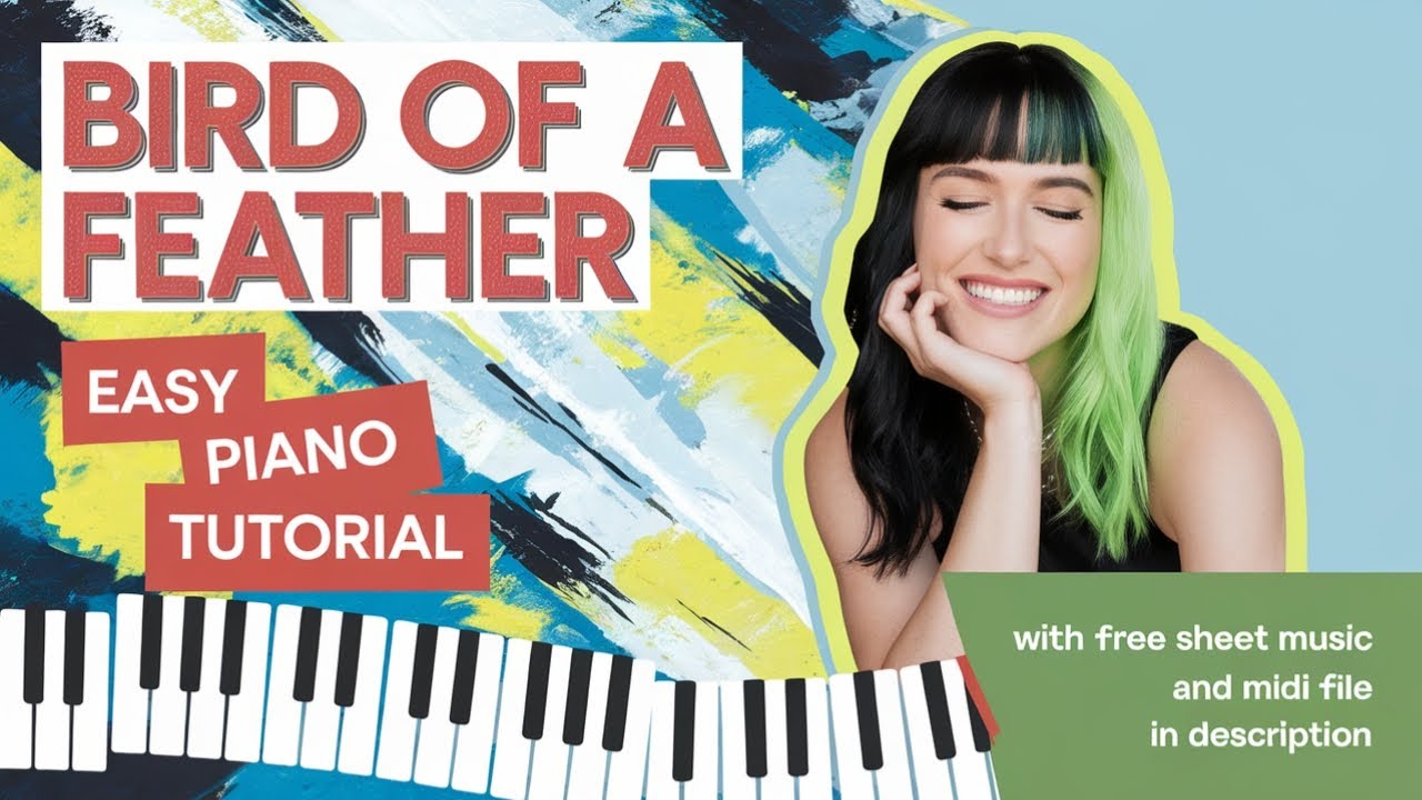 How to Play "Birds of a Feather" (Piano Tutorial) - YouTube