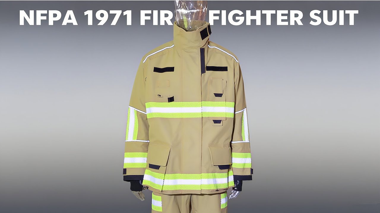 Newly designed NFPA 1971 Firefighting Suit - YouTube