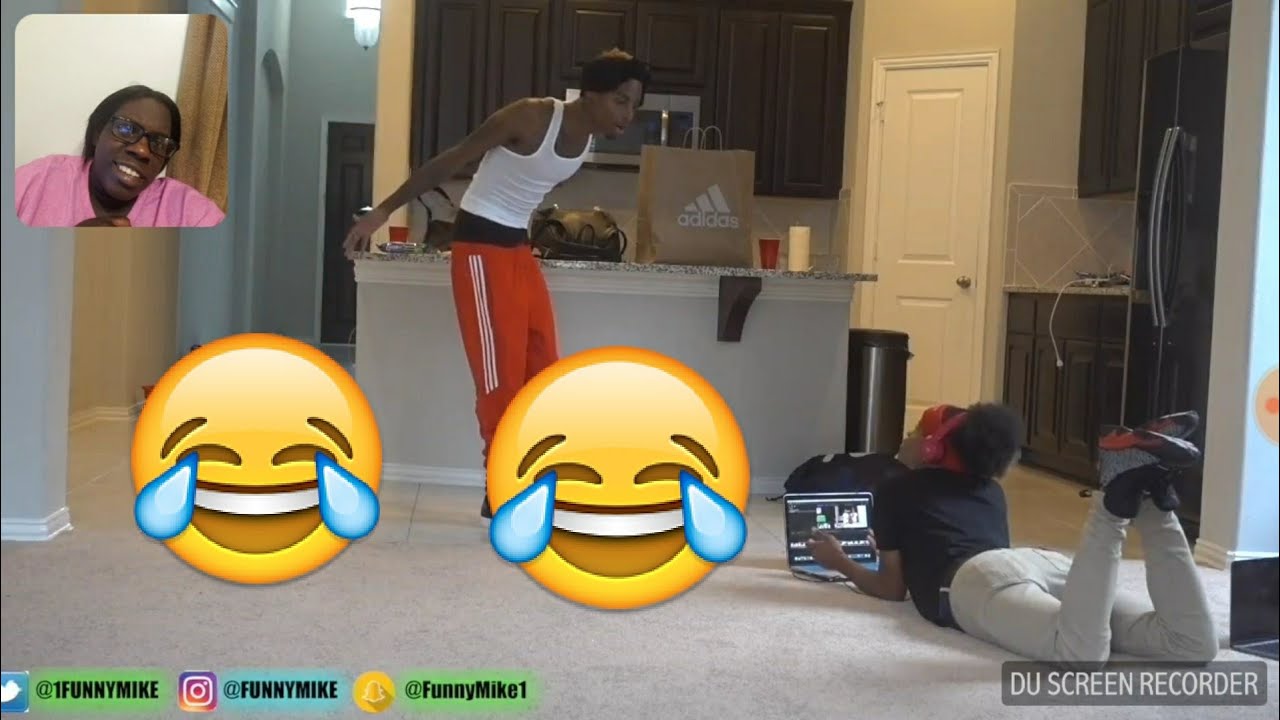 FunyMike Smoking In House Pr@nk on Perfectlaughs and Airi(Reaction ...