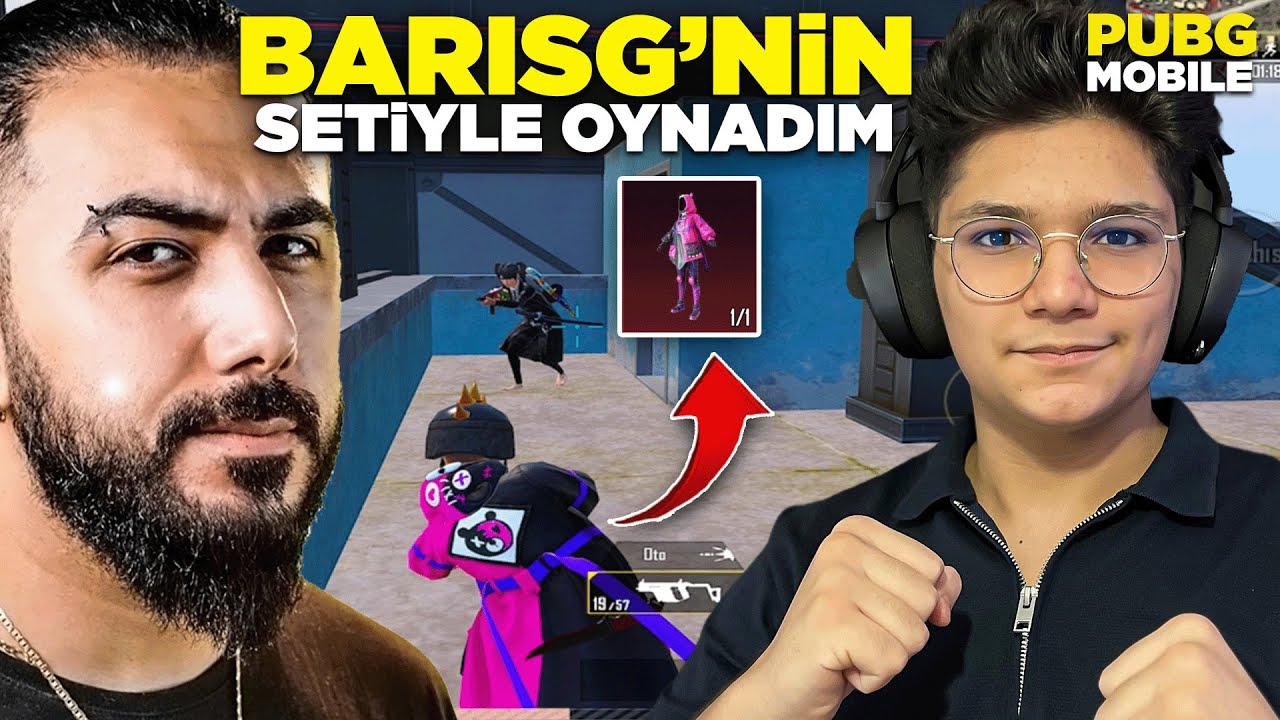 BARIŞ G NİN SETİYLE OYNADIM!! - PUBG MOBİLE - YouTube