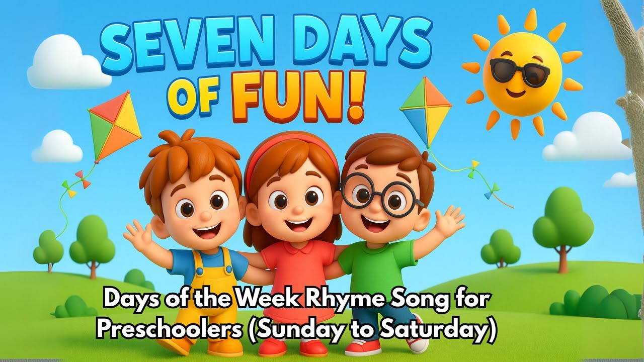 Seven Days of Fun! | Days of the Week Rhyme Song for Preschoolers ...