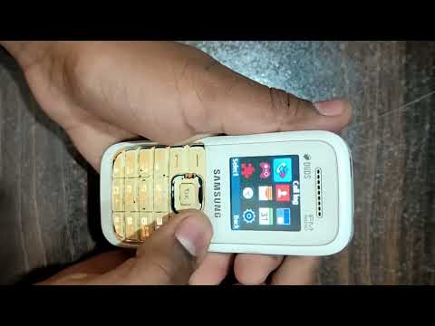 Samsung keypad phone white colour unboxing - YouTube