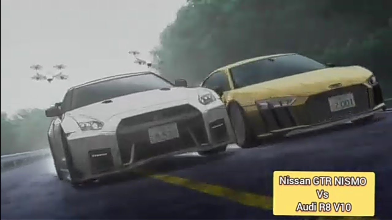 MF Ghost Season 2 | Nissan GTR NISMO Vs Audi R8 V10 | #mfghost - YouTube