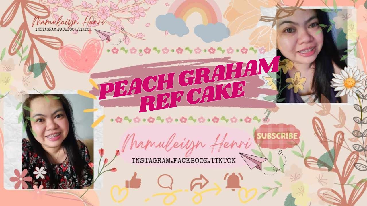 Peach Graham Ref Cake| dessert - YouTube