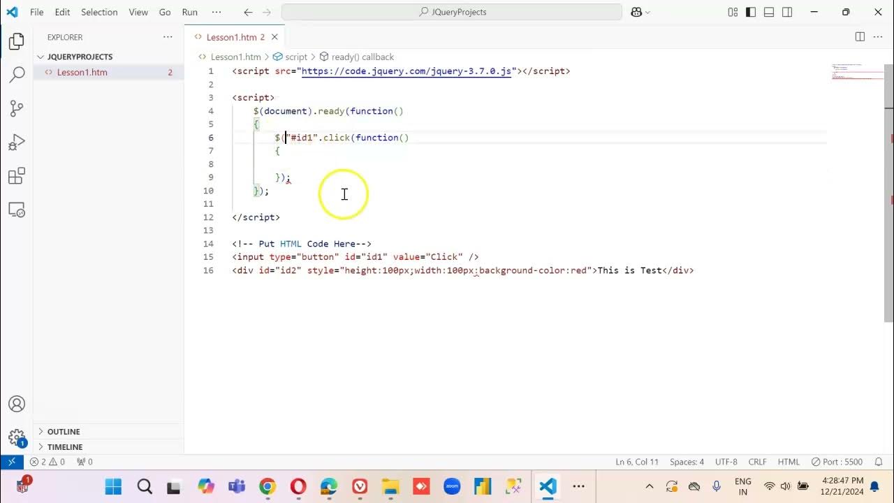 Lesson26- remove - JQuery 1000 Videos - YouTube