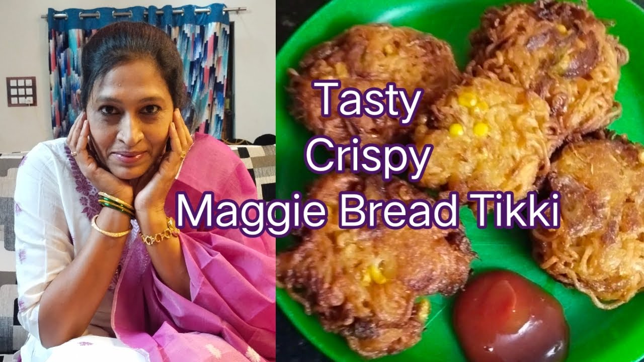 Crispy Maggie Bread Tikki#tasty#snacks - YouTube