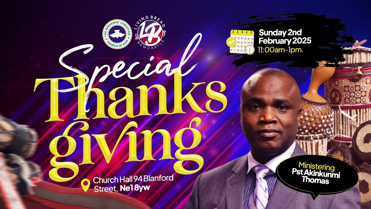 Thanksgiving Service | Sunday 2nd February 2025 - YouTube