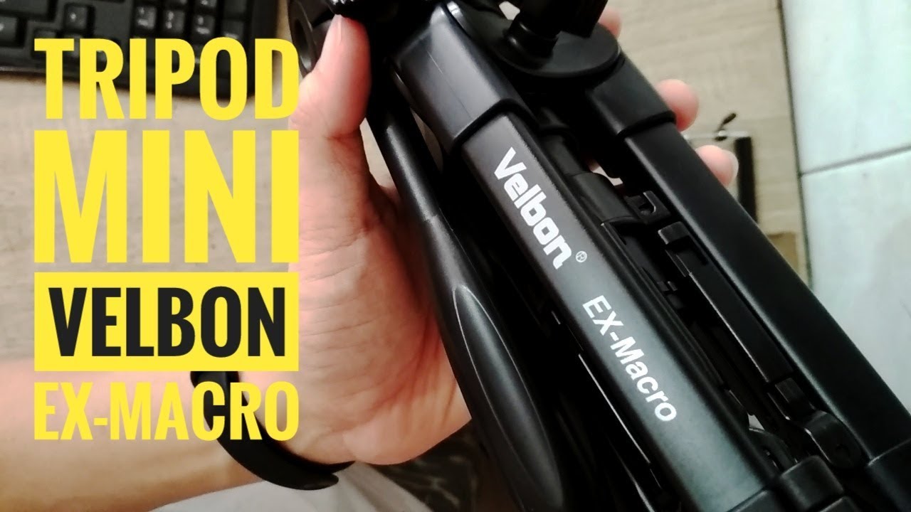 VELBON Tripod mini EX-Macro Review Indonesia from LAZADA ID - YouTube