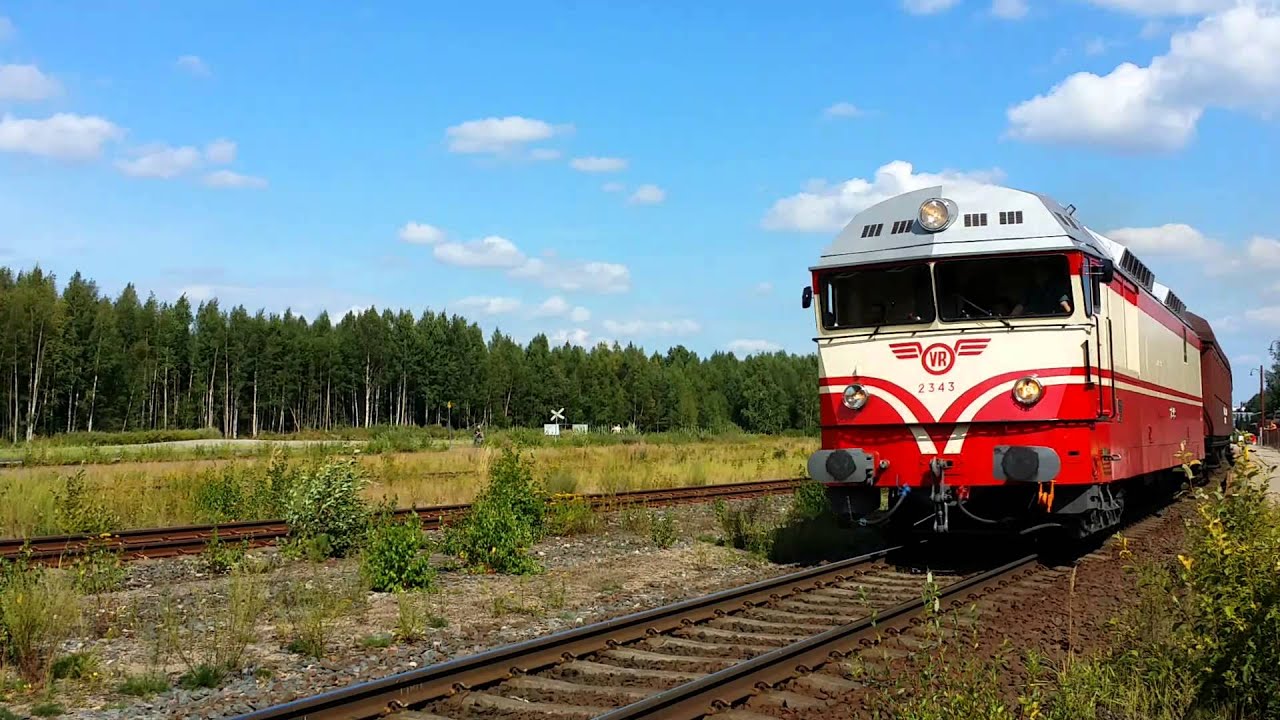 Dr13 2343, Rautatiemuseopäivä 2014 - YouTube