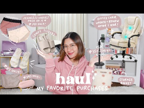 Lazada Haul (Office Chair, Seamless Underwear, Sliders & More!)