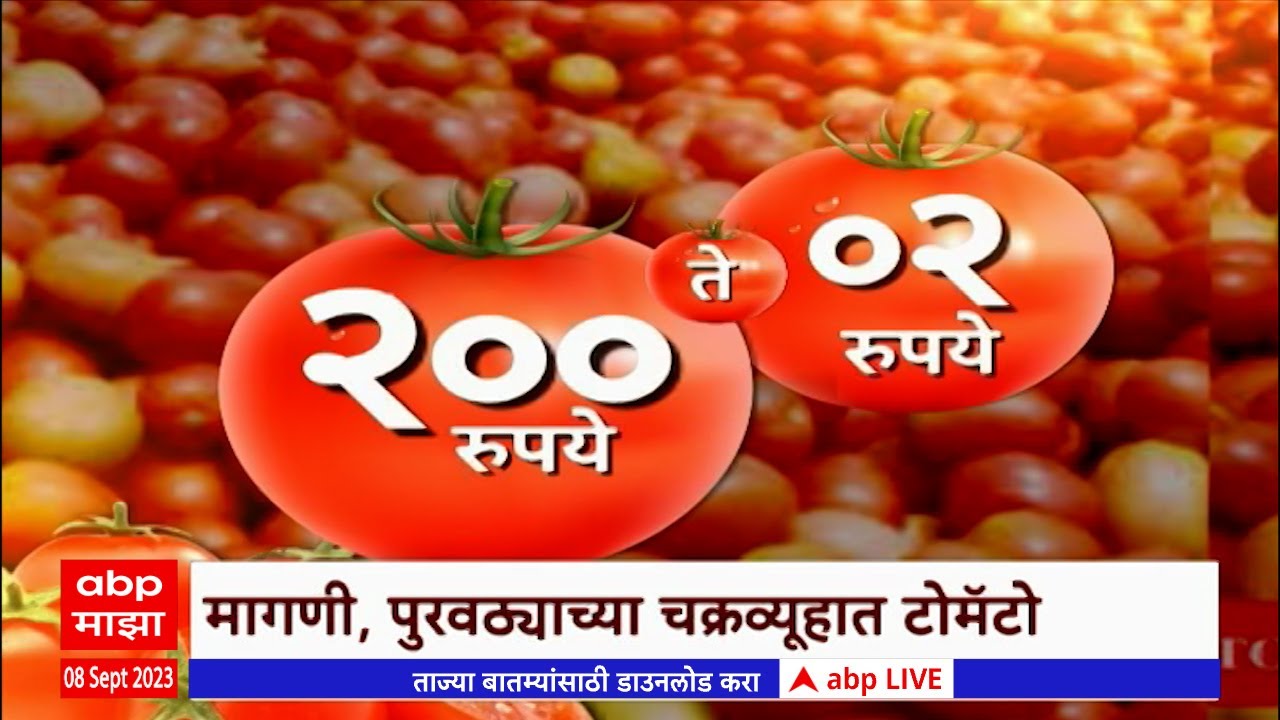 Tomato Price Fall : कांद्यापाठोपाठ टोमॅटोचे देखील दर कोसळले, उत्पादन ...