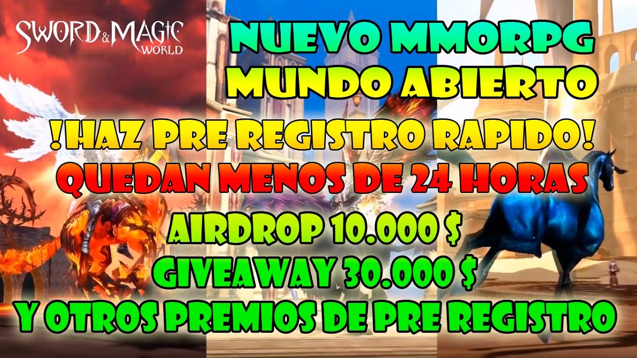 NUEVO NFT MMORPG MUNDO ABIERTO FREE | SWORD AND MAGIC WORLD - YouTube